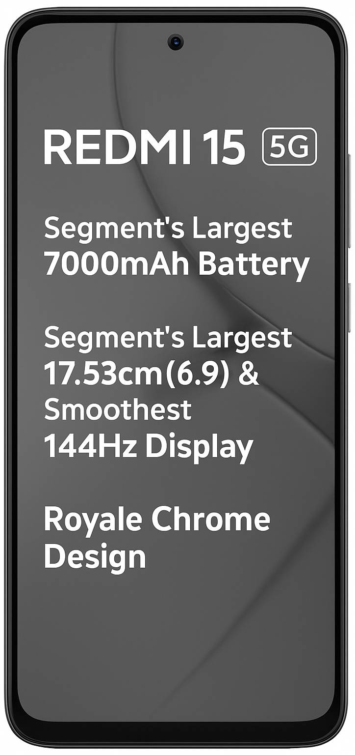 Xiaomi Redmi 15 Latest Price in India & Full Specs - Minto